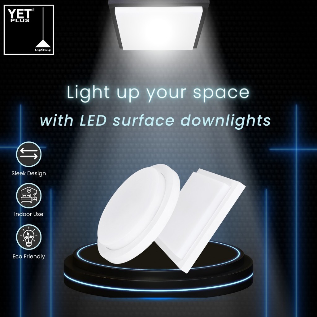 YETPlus YET9005 12W 18W 30W SIRIM LED Ceiling Light YET Surface ...