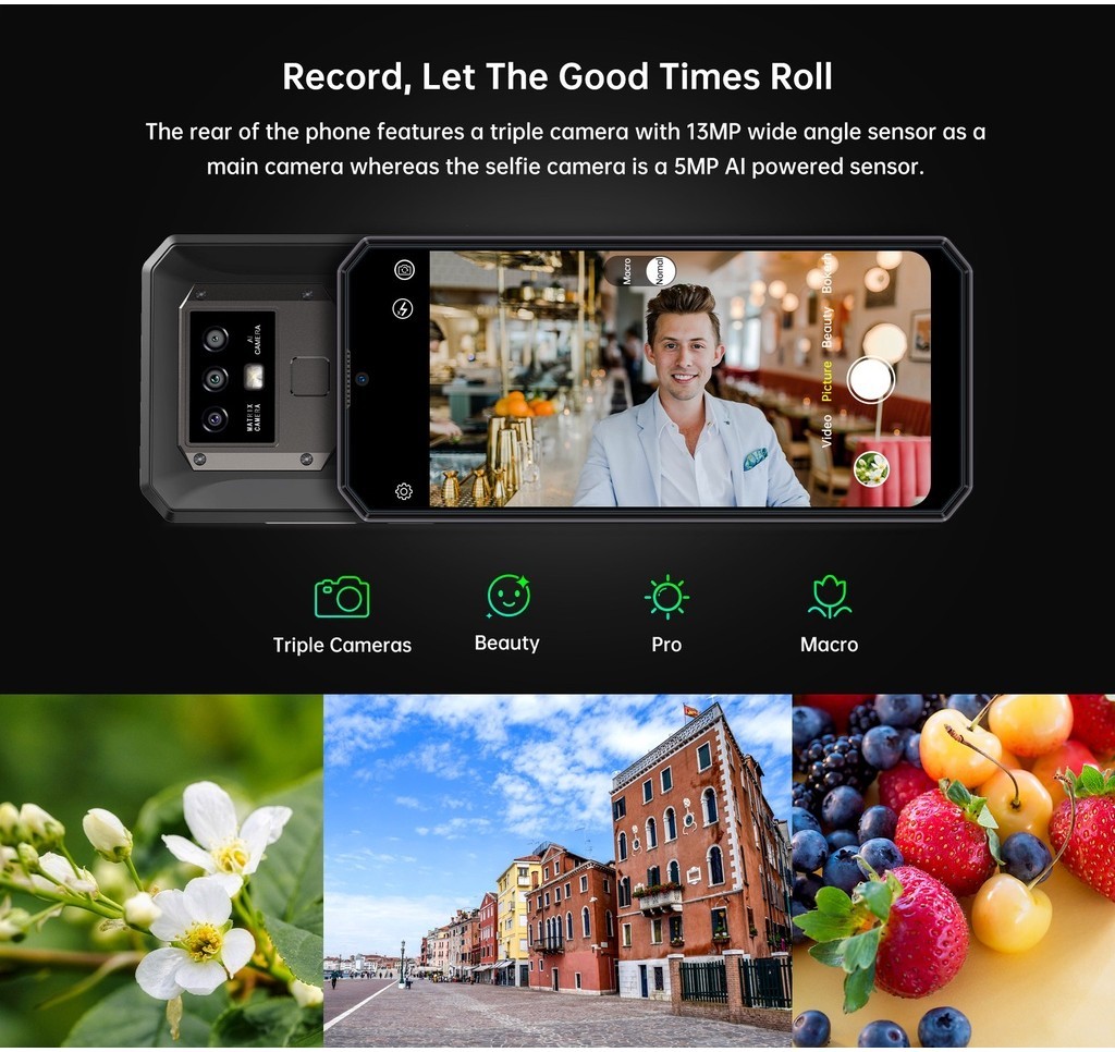 OUKITEL K15 Plus（6.52"/10000mAh/13MP Rear Camera/3GB RAM/32GB ROM/Quad ...