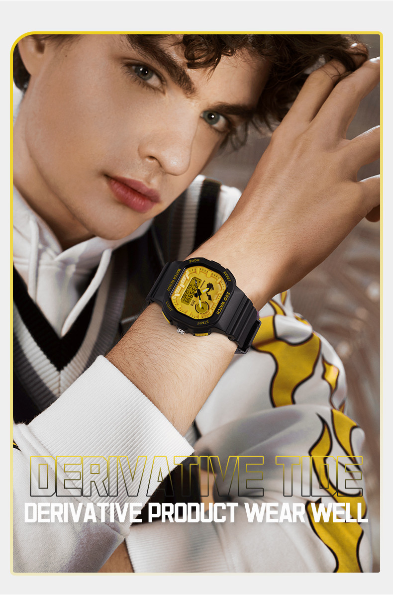 ZGO Pokémon Watch Student Children Electronic Watch Boys Girls Fashion ...