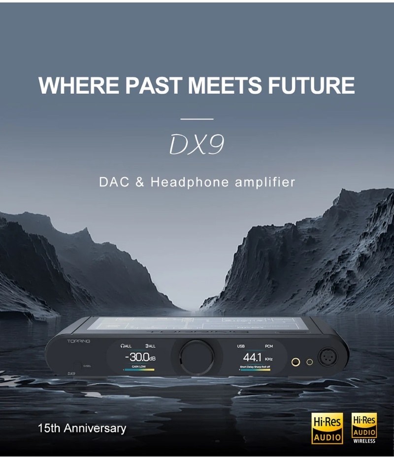 Topping DX9, Flagship Desktop DAC and Amplifier: AK4499 Balanced XLR ...