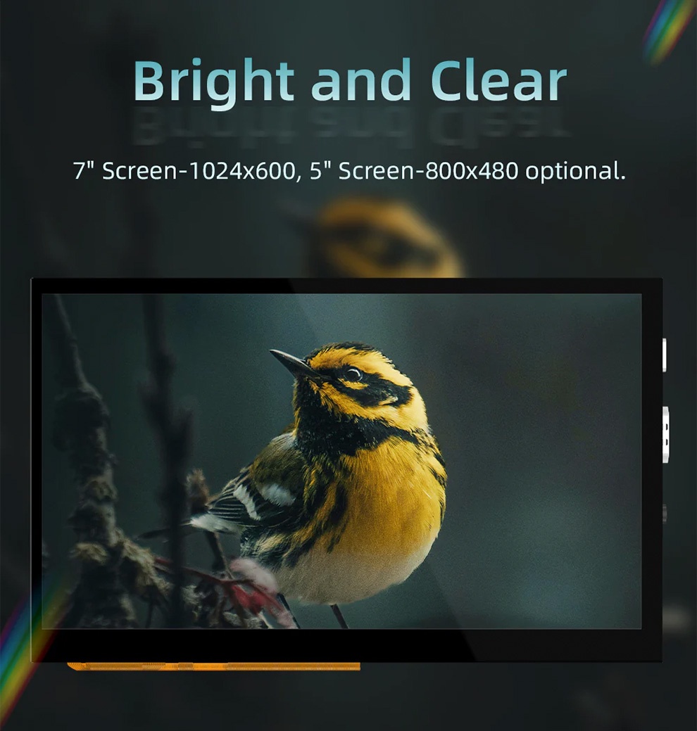 BIGTREETECH BTT HDMI5 HDMI7 V1.1 Large Size Touch Screen for Klipper ...