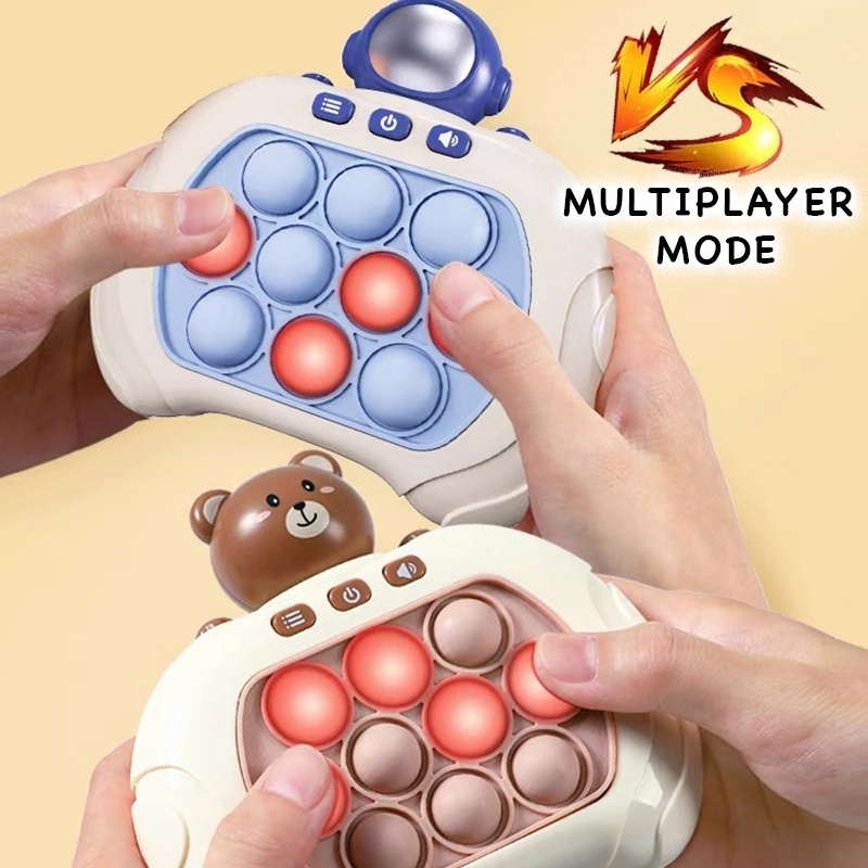 Baby Quick Push Game Console Electronic Speed Push Through Pop It Game ...