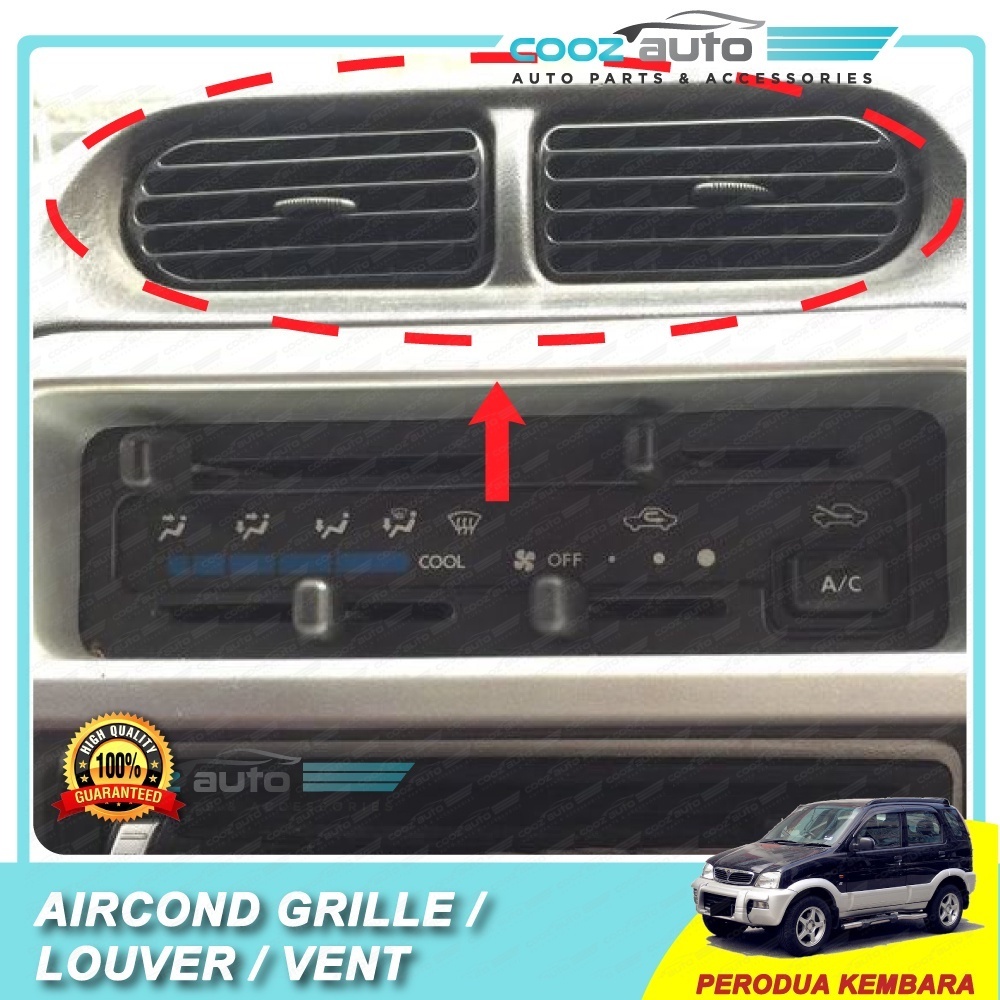 Perodua Kembara Black Air Cond Conditional AirCond Outlet Vent Louver ...