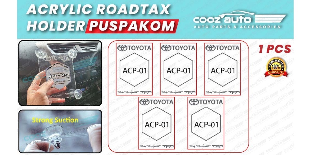 RoadTax Roadtax Holder Puspakom Car Toyota Daihatsu Hino Isuzu Nissan ...