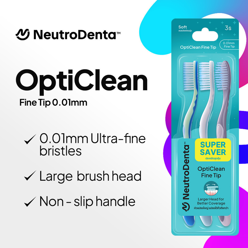 NeutroDenta OptiClean Fine Tip 0.01mm + CrossClean (TWIN VALUE BUNDLE ...