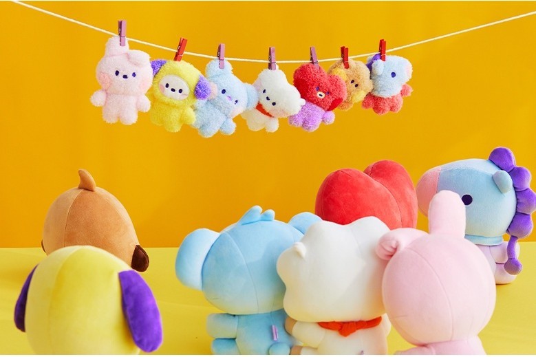 BTS21 Bangtan KPOP Korea Doll 8-22 CM Cooky Shooky Van Man Chimmy Tata ...