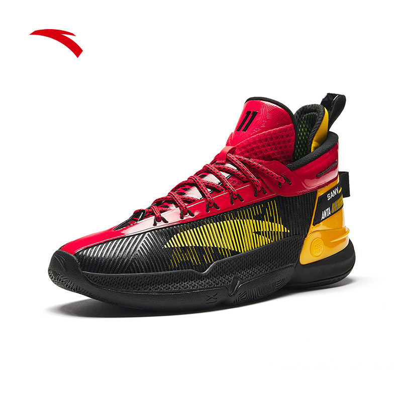 Anta Men KT9 Basketball Shoes - Black/Yellow/Red 812341101-5 | Shopee ...