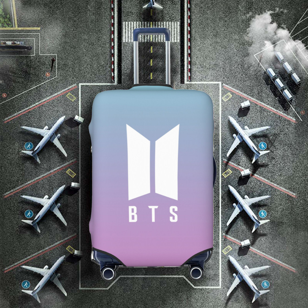 BTS Luggage Protector Cover Anime Personalized Suitcase cover ...