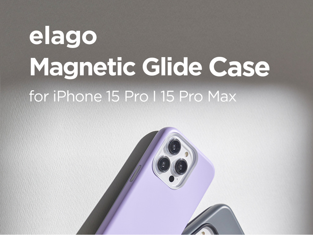 elago iP15 Pro & Pro Max Magnetic Glide case Compatible for iPhone 15 ...