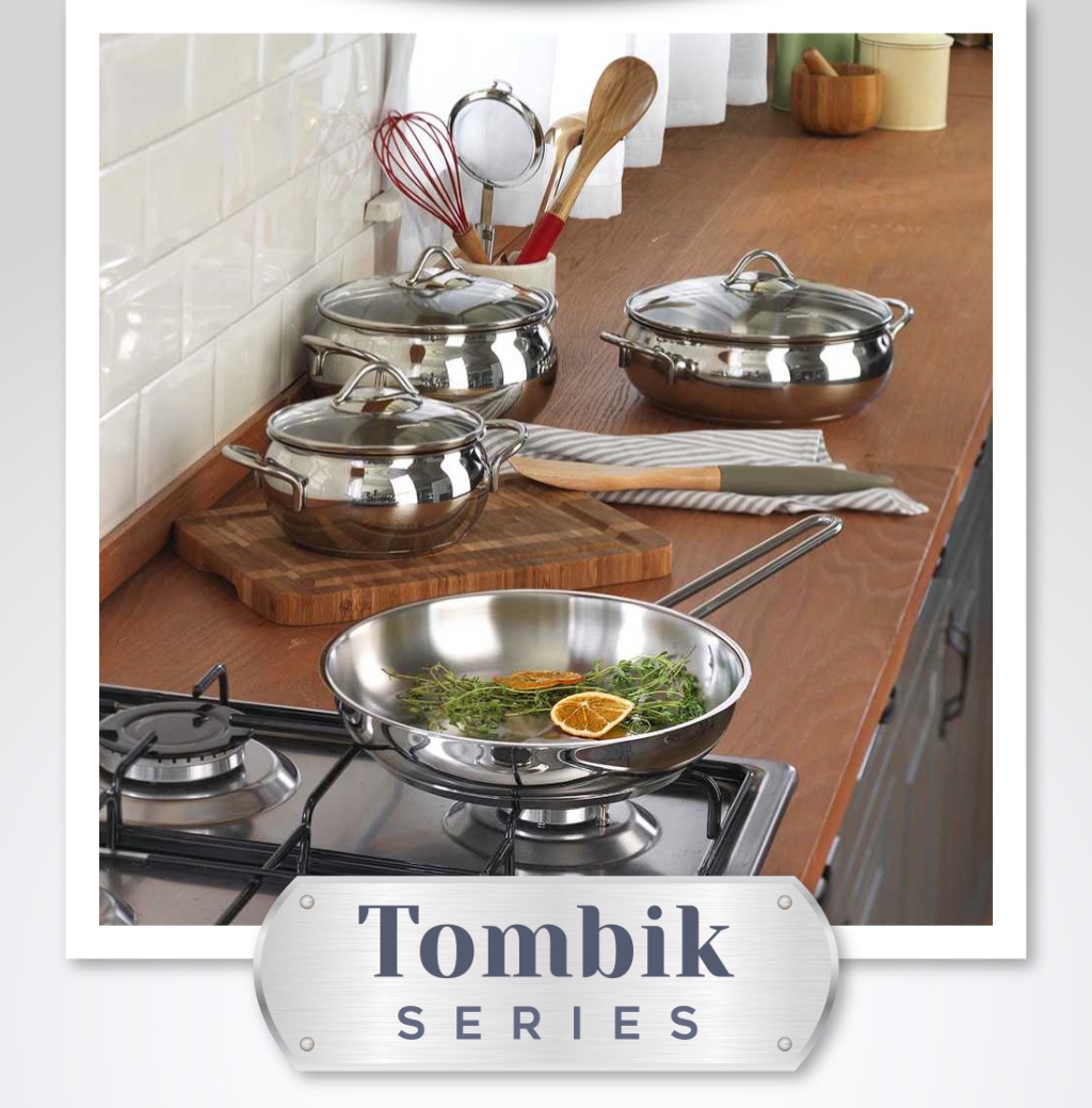 Korkmaz Tombik Stainless Steel Frying Pan Induction Compatible, Made in ...
