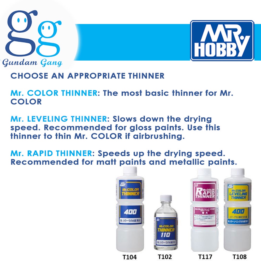 Mr. Color Gray Series C11 C13 C25 C31 C32 C40 C101 10ml Gray Acrylic ...