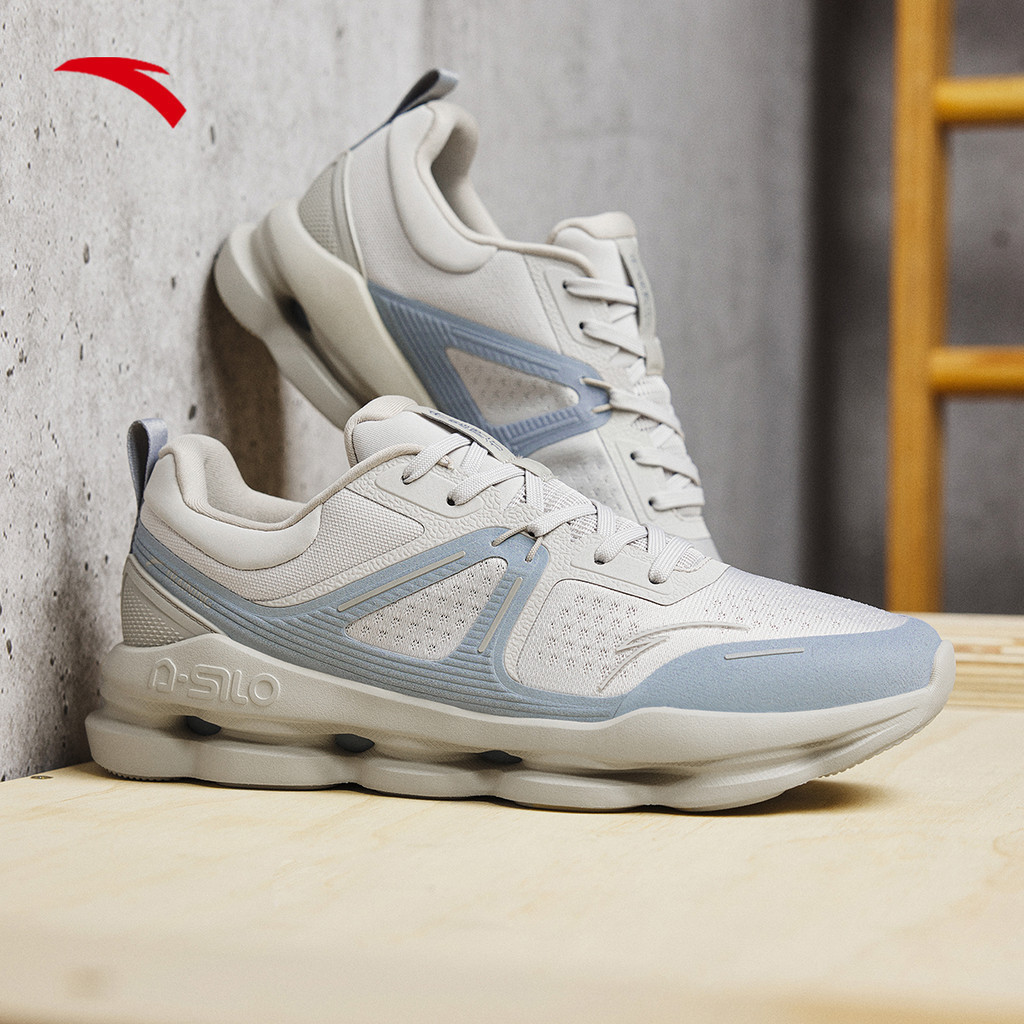 ANTA Men EBUFFER 5 PRO CROSS-TRAINING SHOES 812347711-2 White/Blue (Kasut Sukan) | Shopee Malaysia