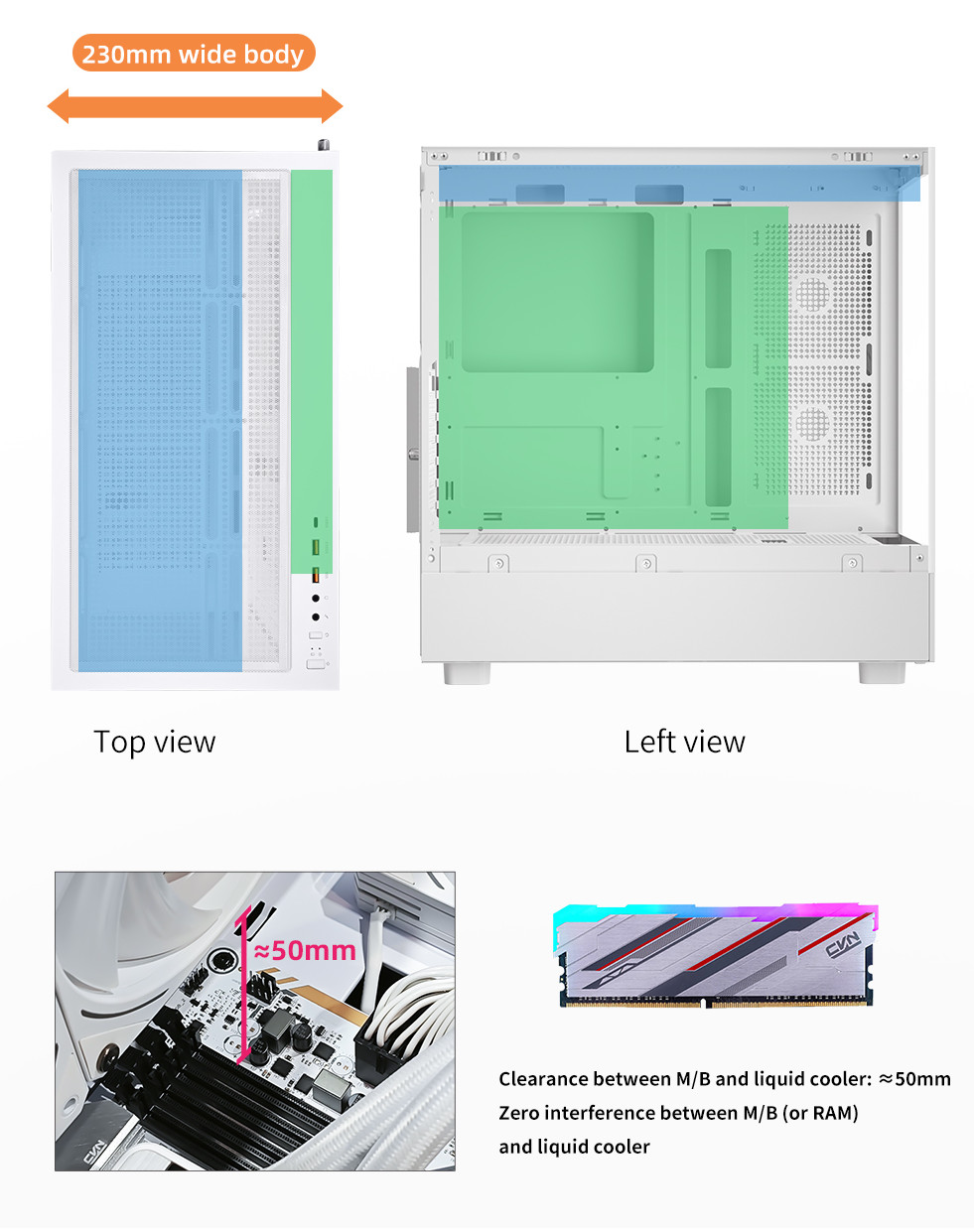 Segotep Endura PRO+ ARGB TG ATX Chassis - Black / White | Shopee Malaysia