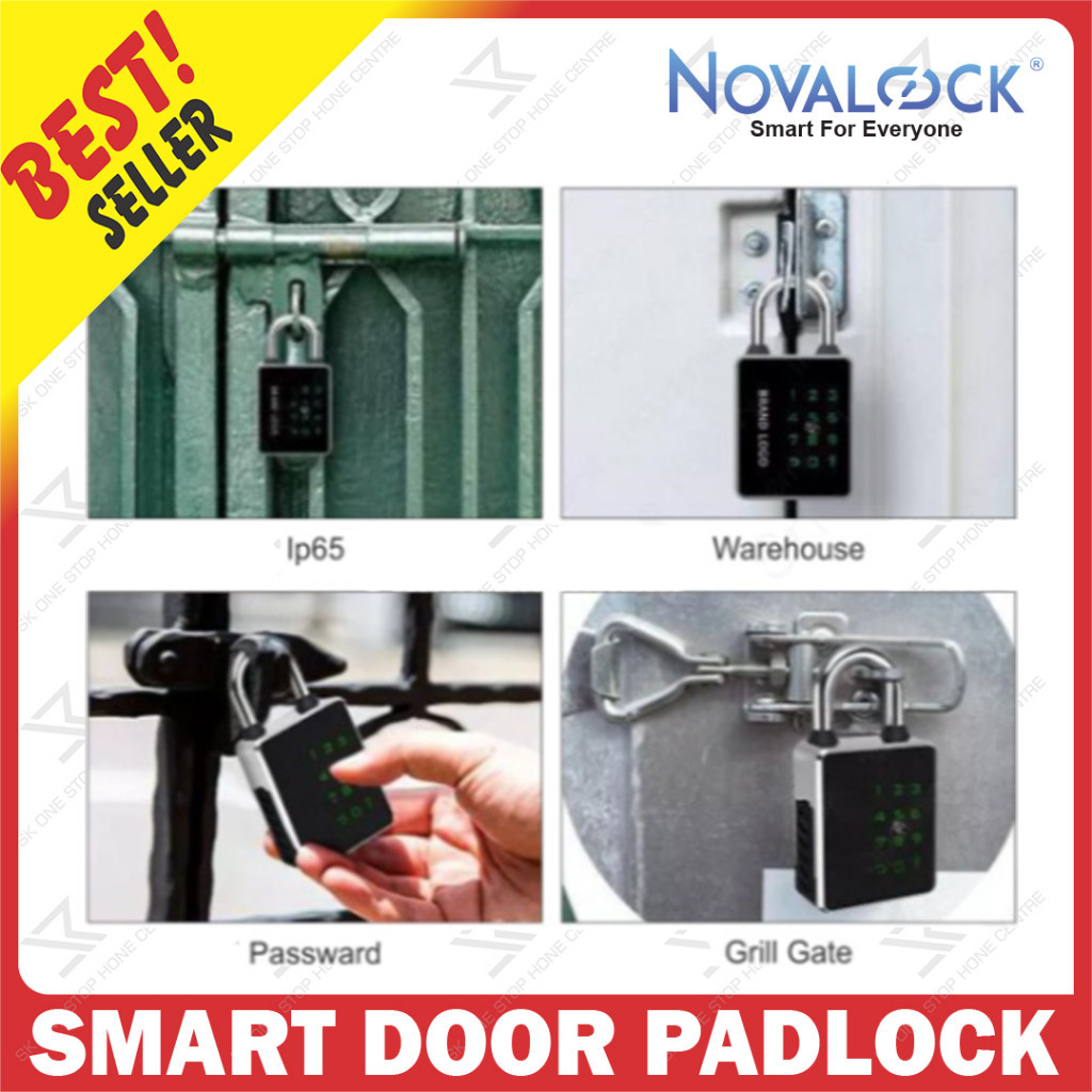 Novalock NPL855 Digital Smart PadLock with Remote Control | Shopee Malaysia