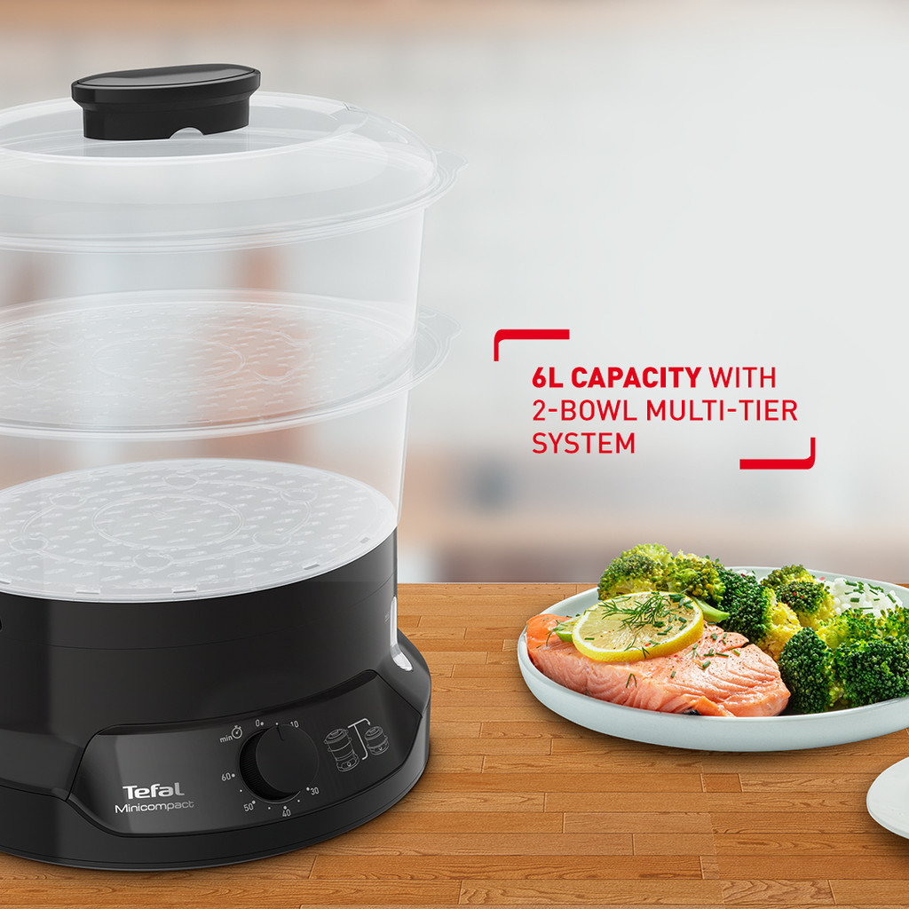 Tefal Minicompact Steamer (BPA Free) (VC1398) | Shopee Malaysia
