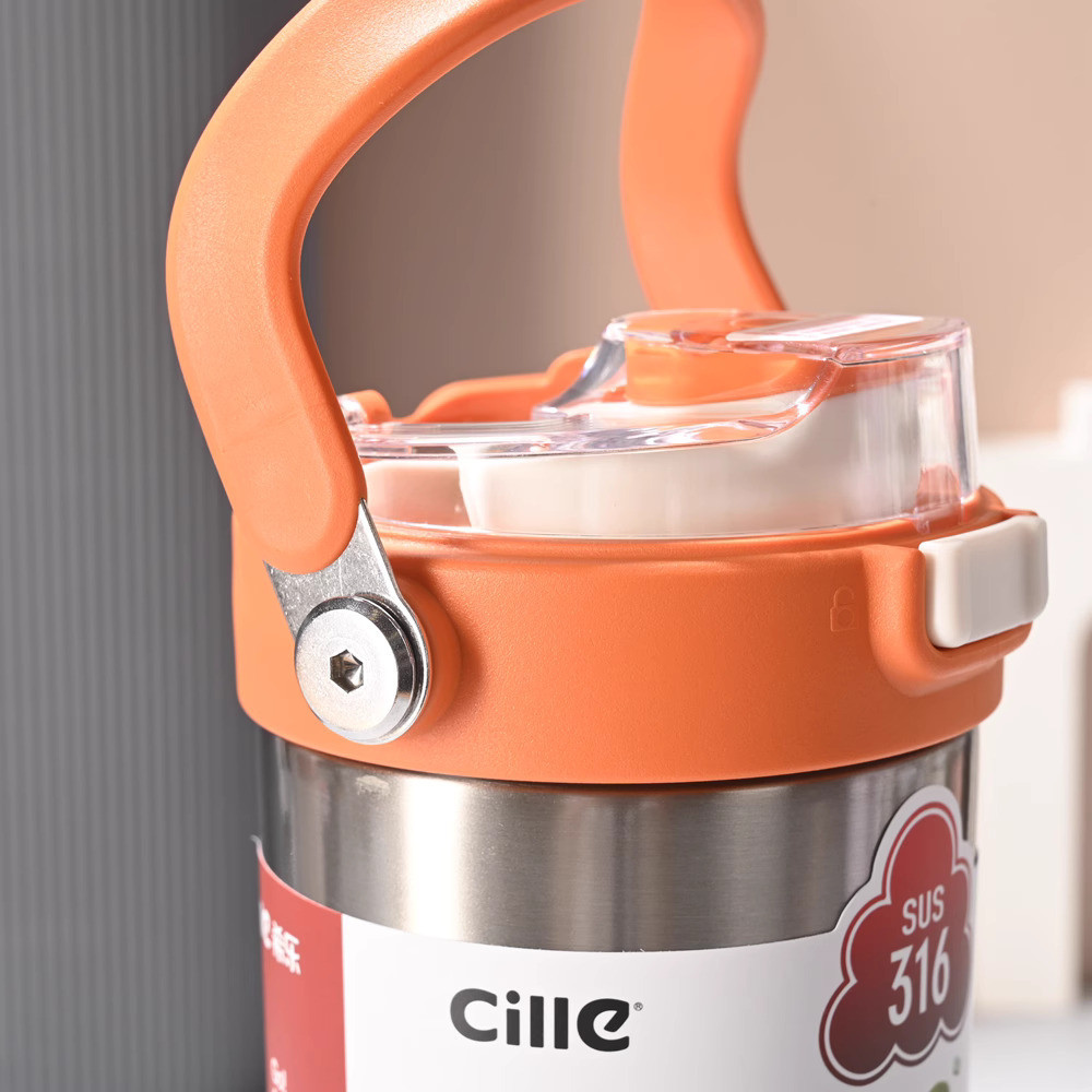 Cille Dodge 660ml/770ml/900ml Handheld Car Holder 316SS Stainless Steel ...