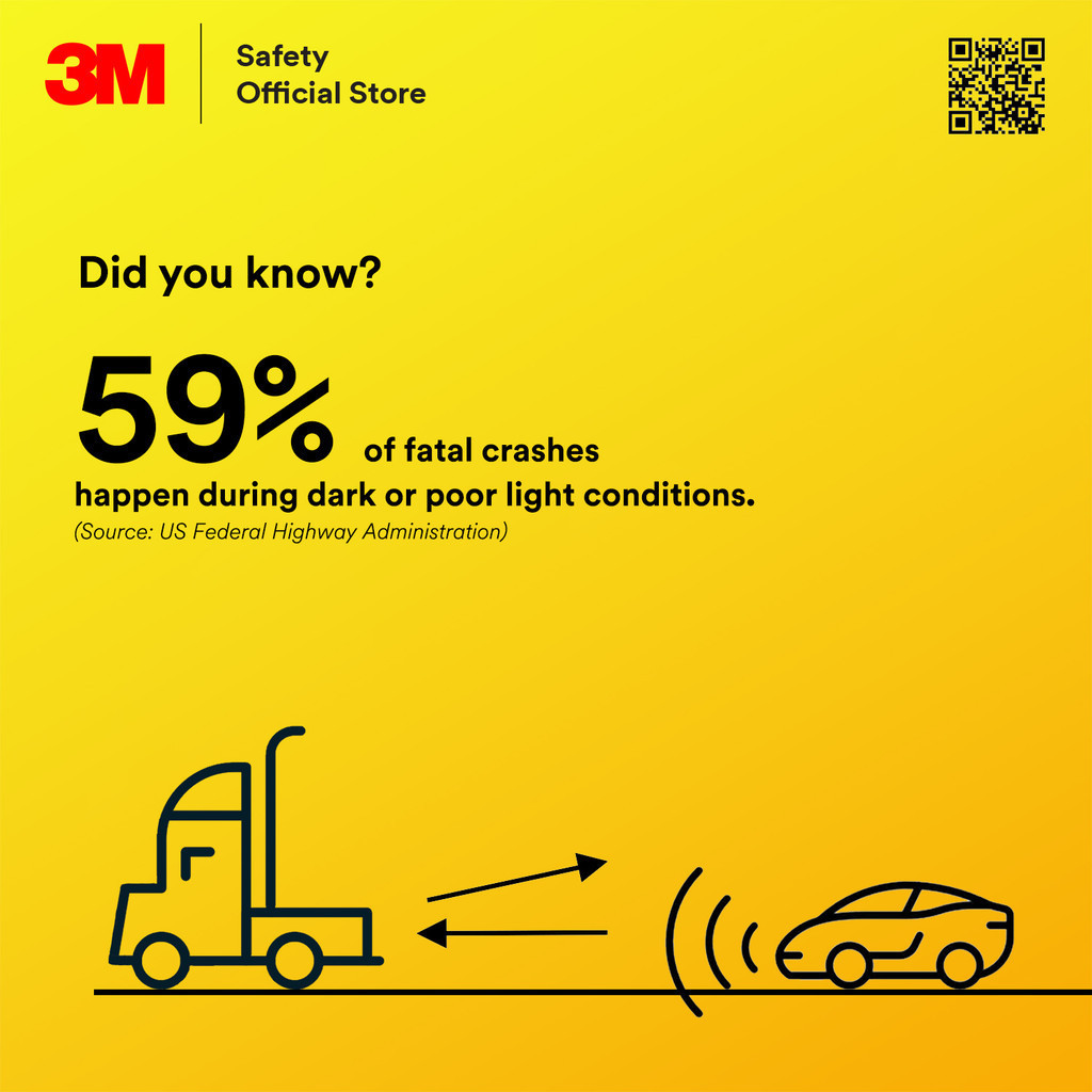 3M™ Conspicuity Lorry Reflective Sticker/ Puspakom Sticker/ Marking ...