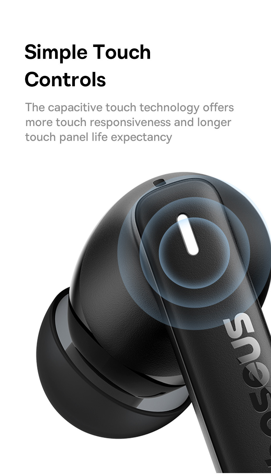 Baseus Bowie E19 TWS True Wireless Bluetooth Earphones IPX5 Waterproof ...
