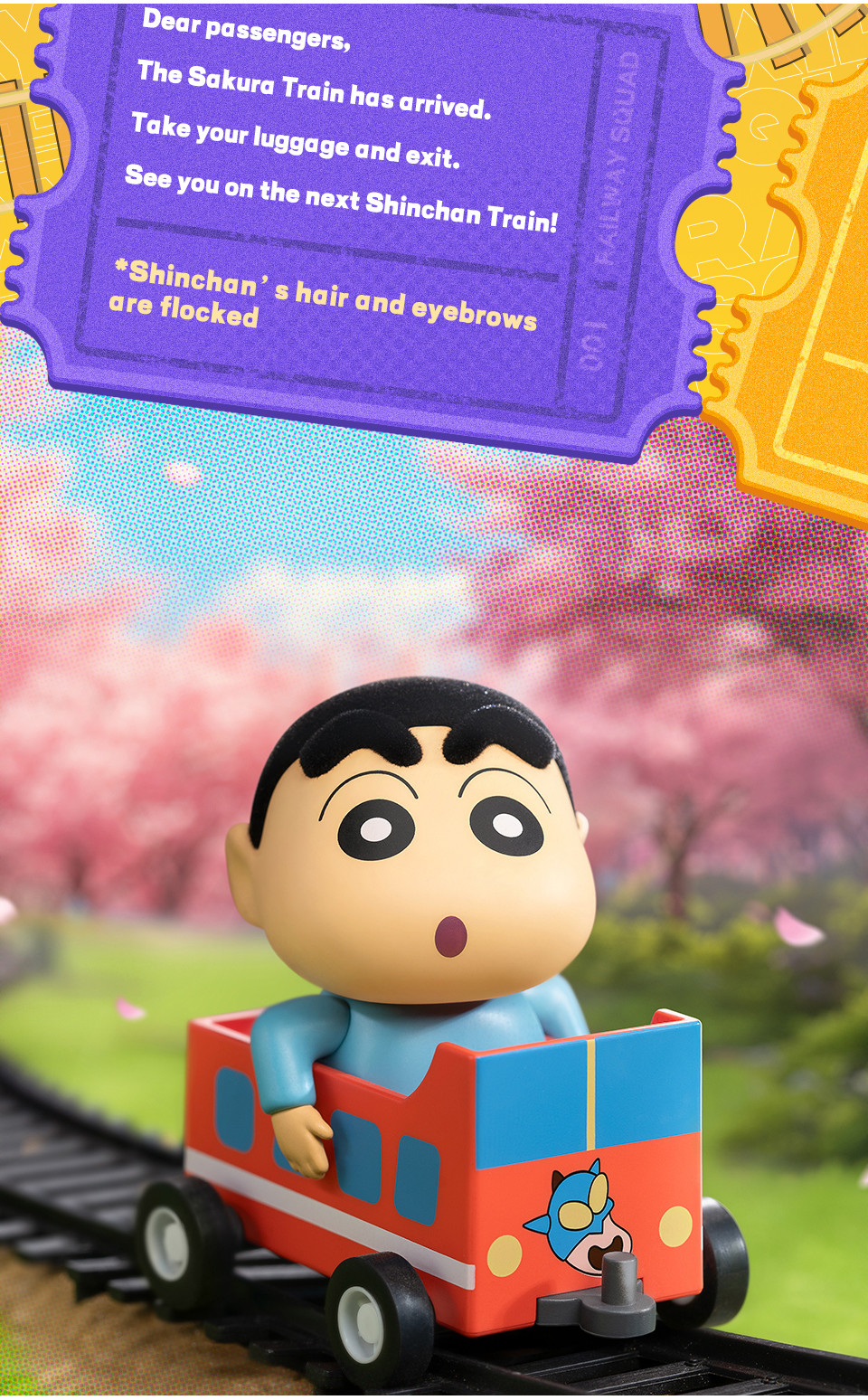 52TOYS Crayon Shinchan Railway Squad Series Blind Box Figure Toy ...