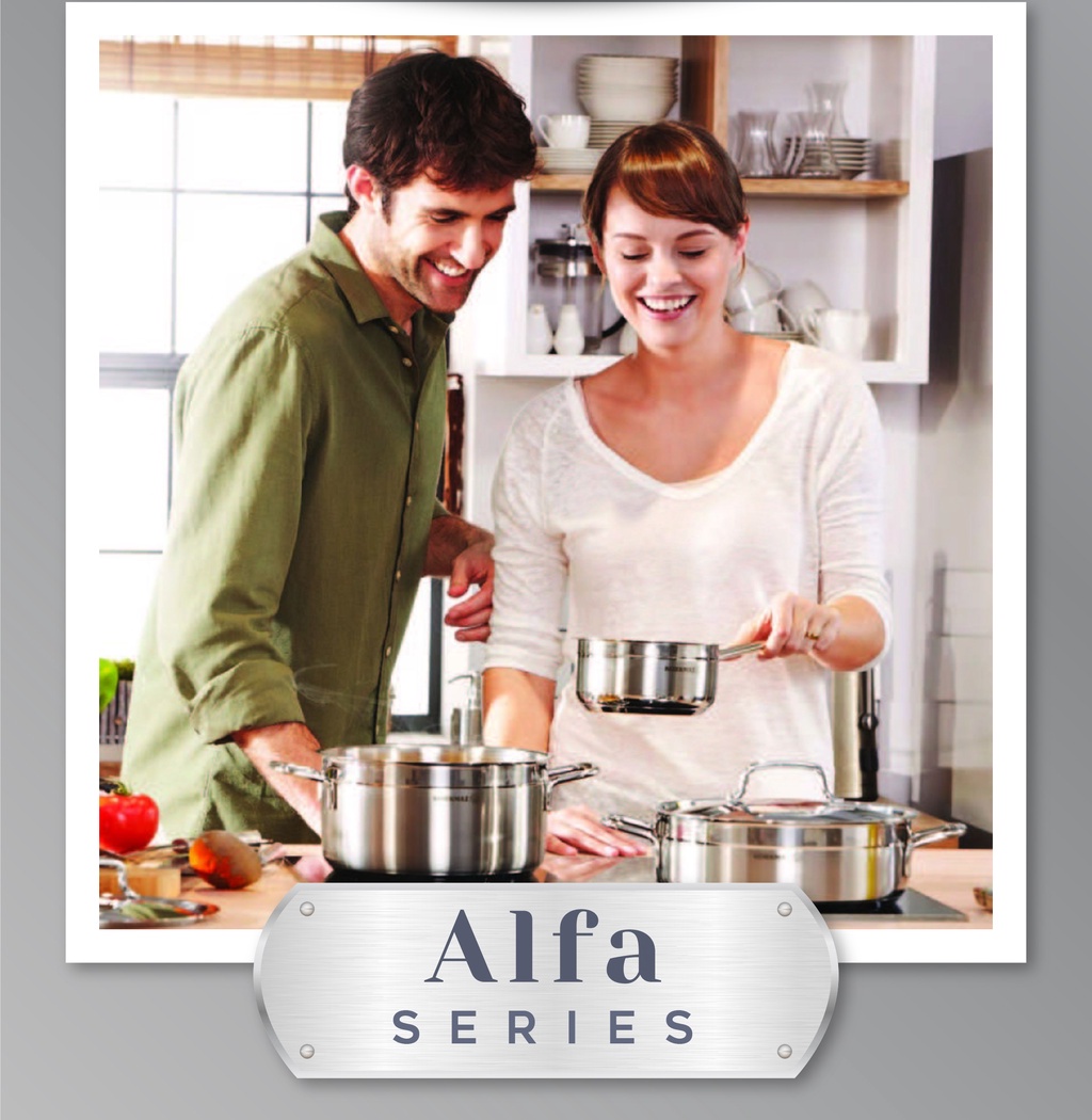 Korkmaz Alfa Stainless Steel Cooking Pot, Induction Compatible, Made in ...