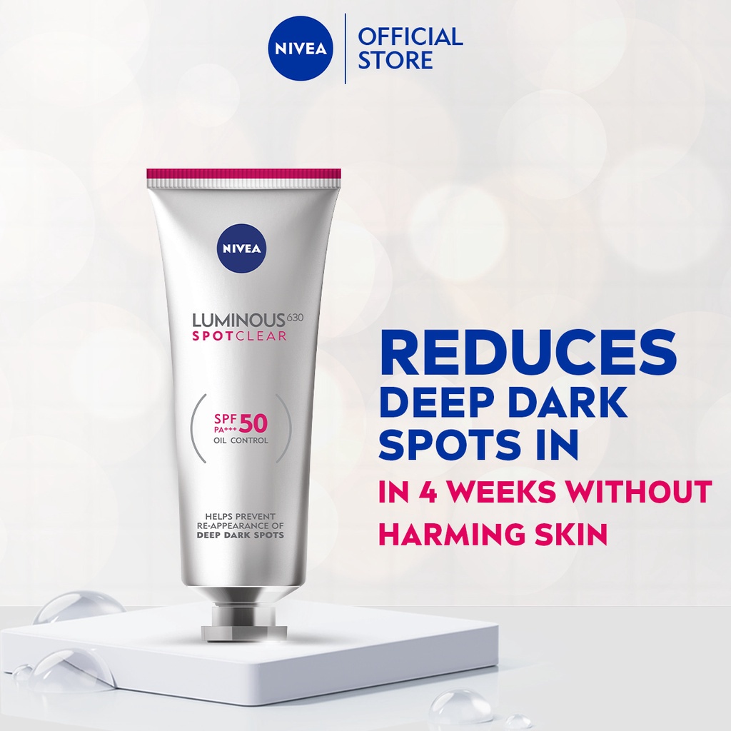 NIVEA Face Luminous 630 Anti Dark Spot Gold Treatment Set + NIVEA ...
