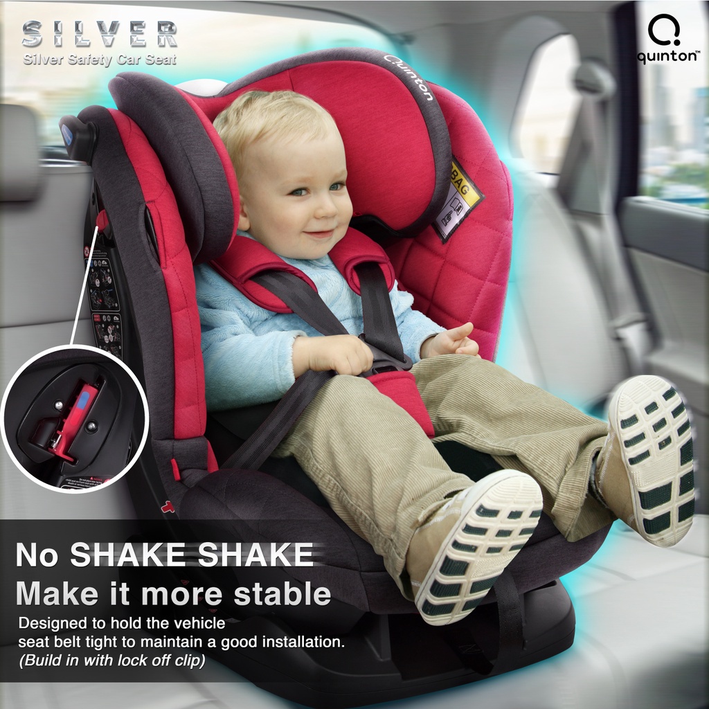 Quinton Silver Car Seat Baby Convertible (Newborn - 12 years old) with ...