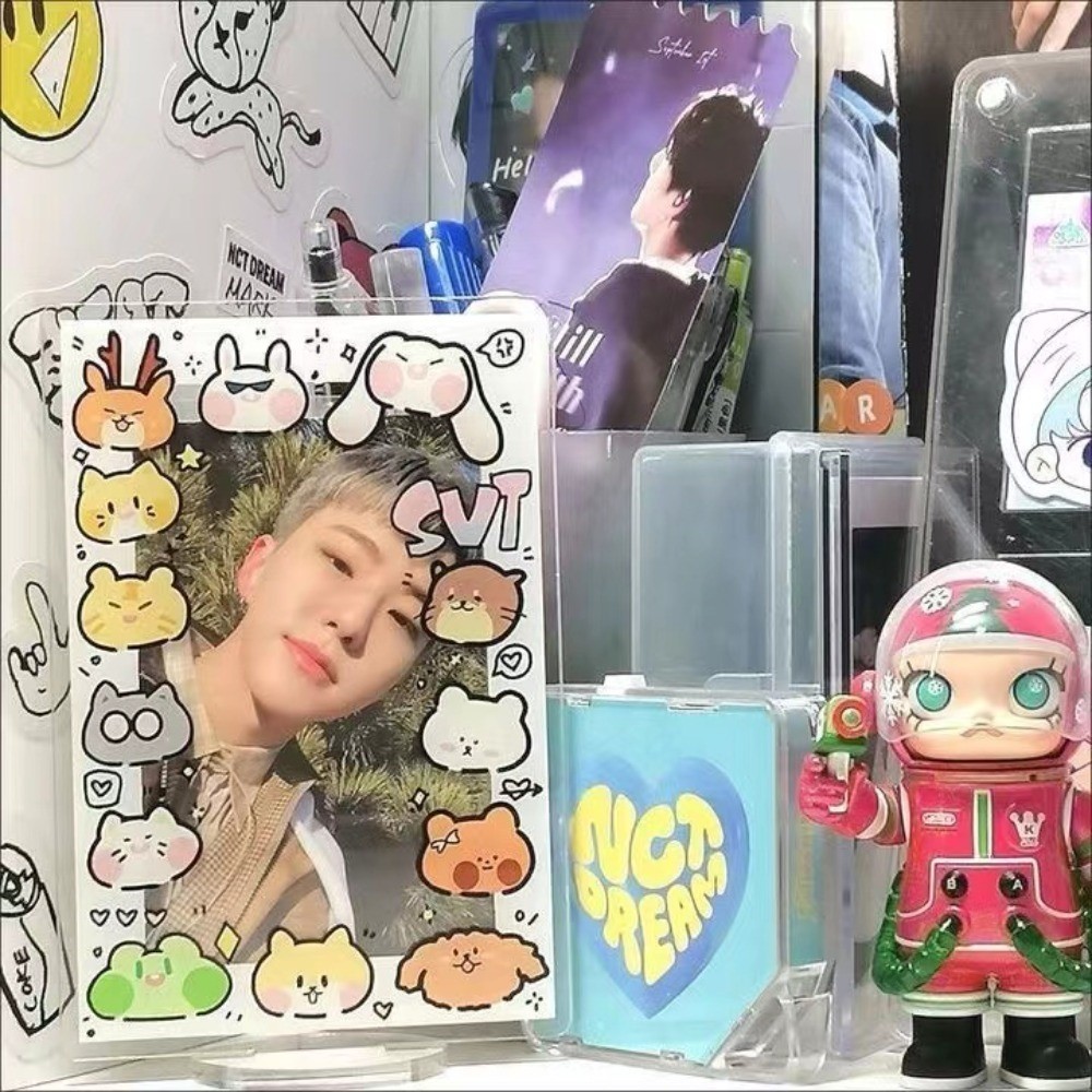 Kpop Ido SEVENTEEN HOSHI WONWOO THE8 Acrylic Stand Cute Little Animal ...