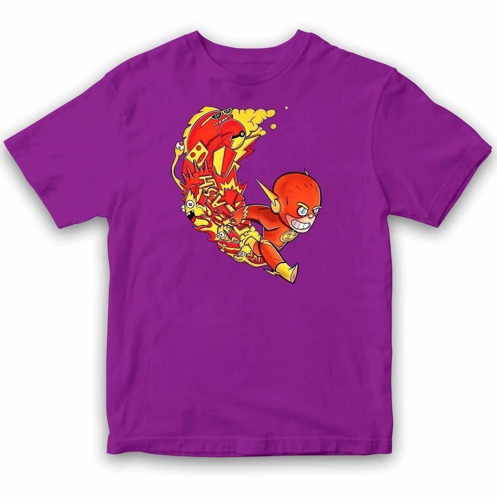 Baju Flash Unisex Kid Boy Girl Tshirt Fashion Budak Kemeja Full Cotton ...