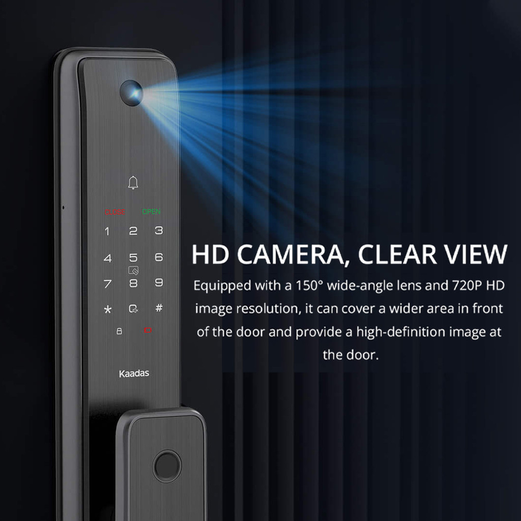 Kaadas Q3 VP Digital Door Viewer Lock Free Installation | Shopee Malaysia