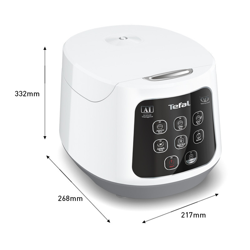Tefal Easy Rice Compact Fuzzy Logic Rice Cooker 1.0L (RK7301) | Shopee Malaysia