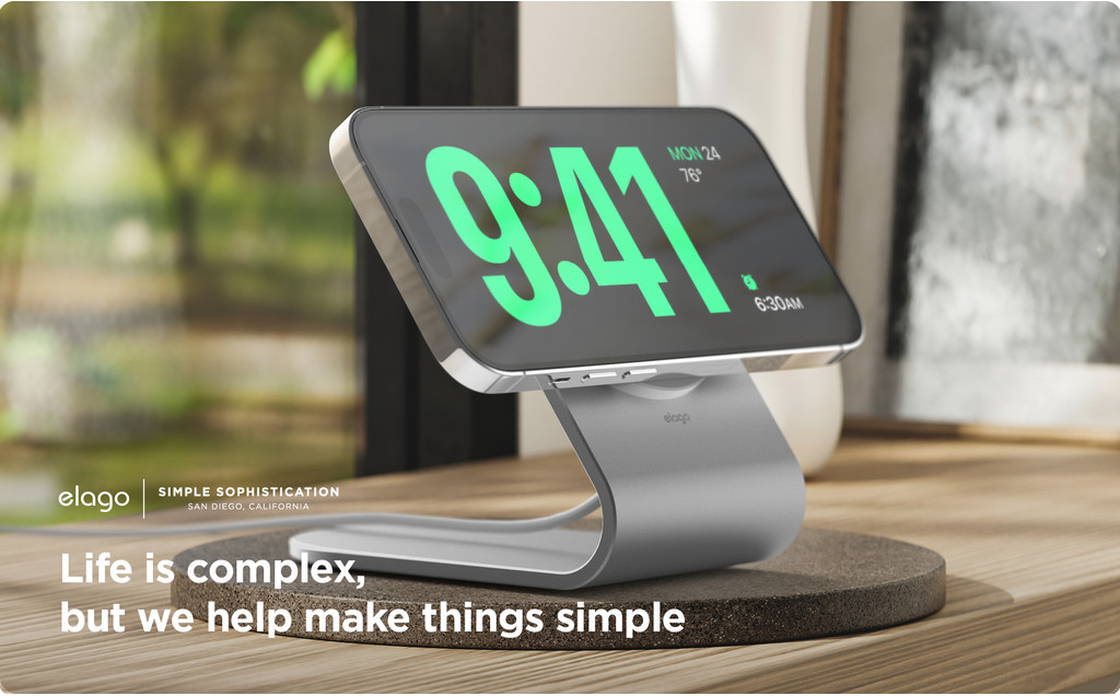 elago MS3 Charging Stand - Aluminum Phone Stand (Cable not Included ...