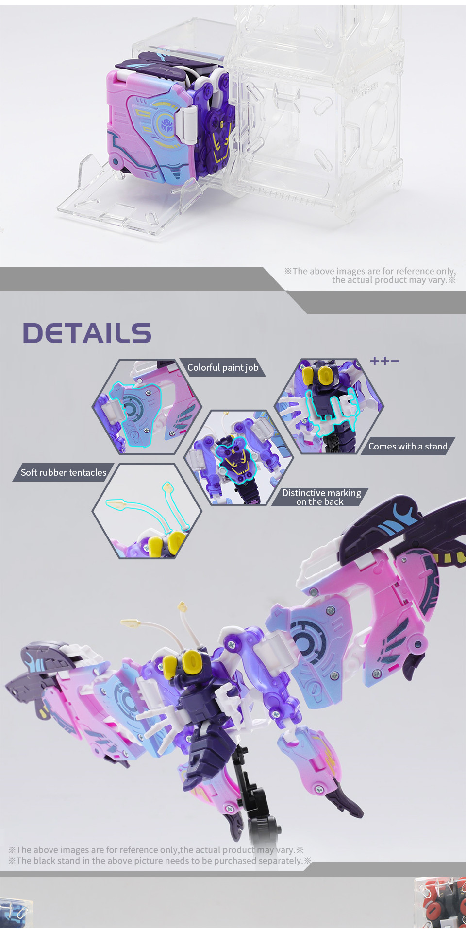 52TOYS BEASTBOX BB-56 Bullet Mecha Deformation Action Figure Portable ...