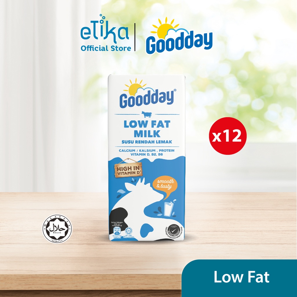 Goodday UHT - Chocolate/Strawberry/Full Cream/Low Fat Milk (1L x 12 Bottles/Carton) | Shopee ...
