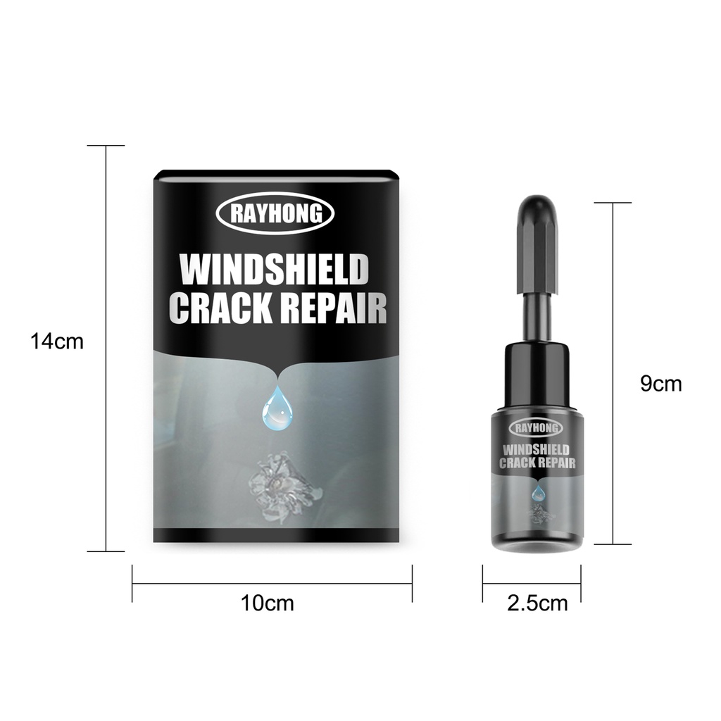 RAYHONG 20ml Windshield Crack Restore Resin Liquid Fill Damage ...