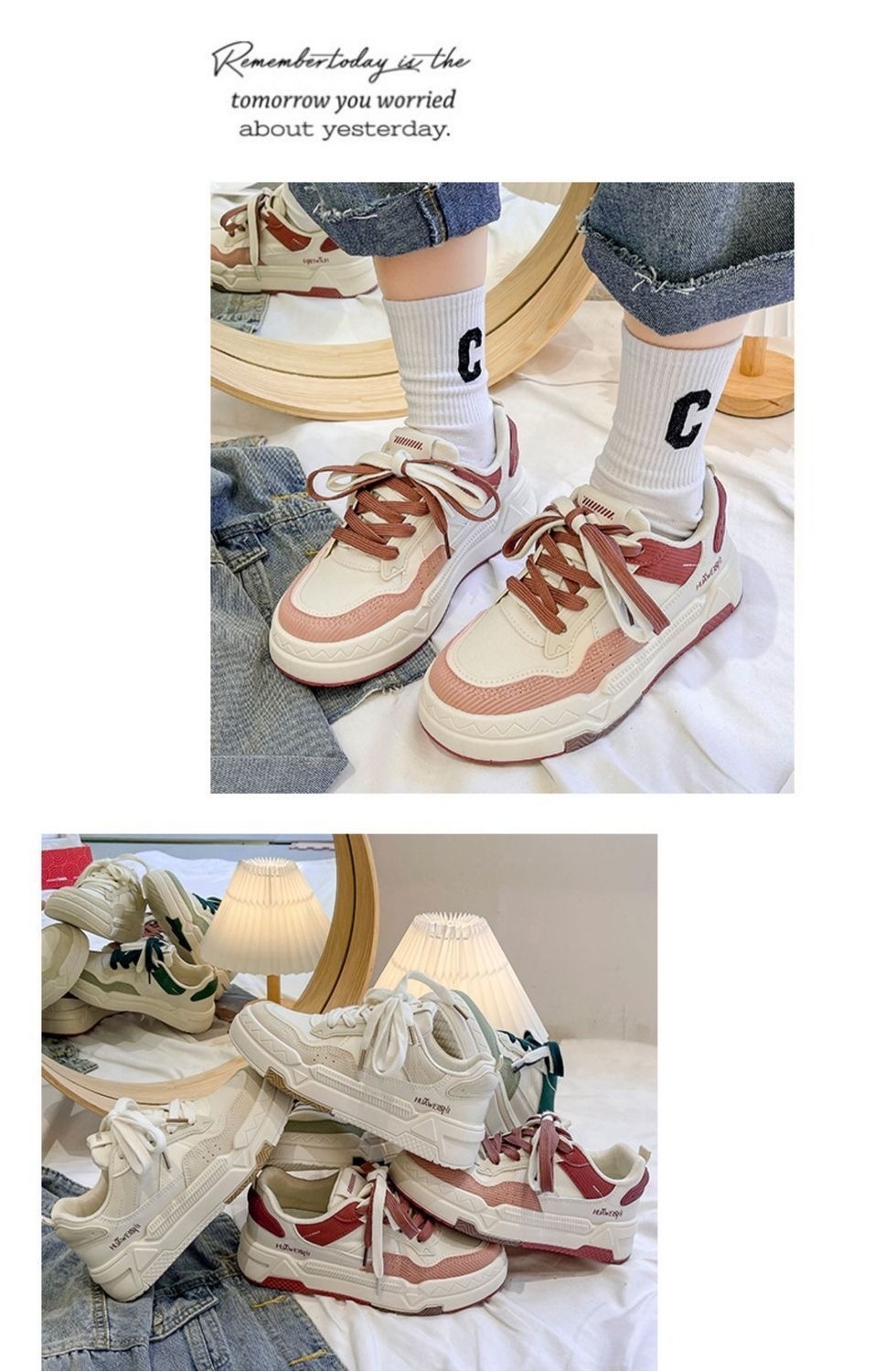 Ready Stock 2023 New Style Sports Sneakers Flat Running Casual Shoes ...