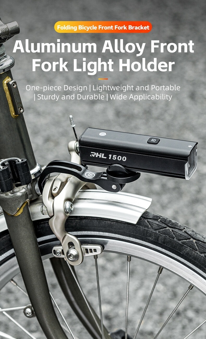 ROCKBROS Folding Bicycle Front Fork Bracket GoPro Bracket Action Camera ...