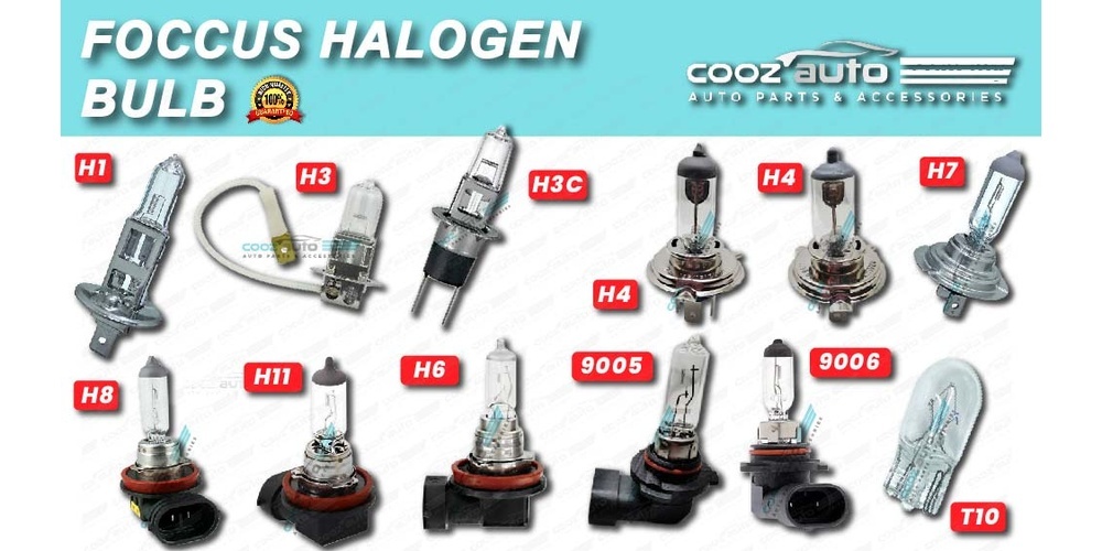 Car Motorcycle Halogen Headlight Headlamp Bulb H1 H3 H3C H4 H7 H8 H11 ...