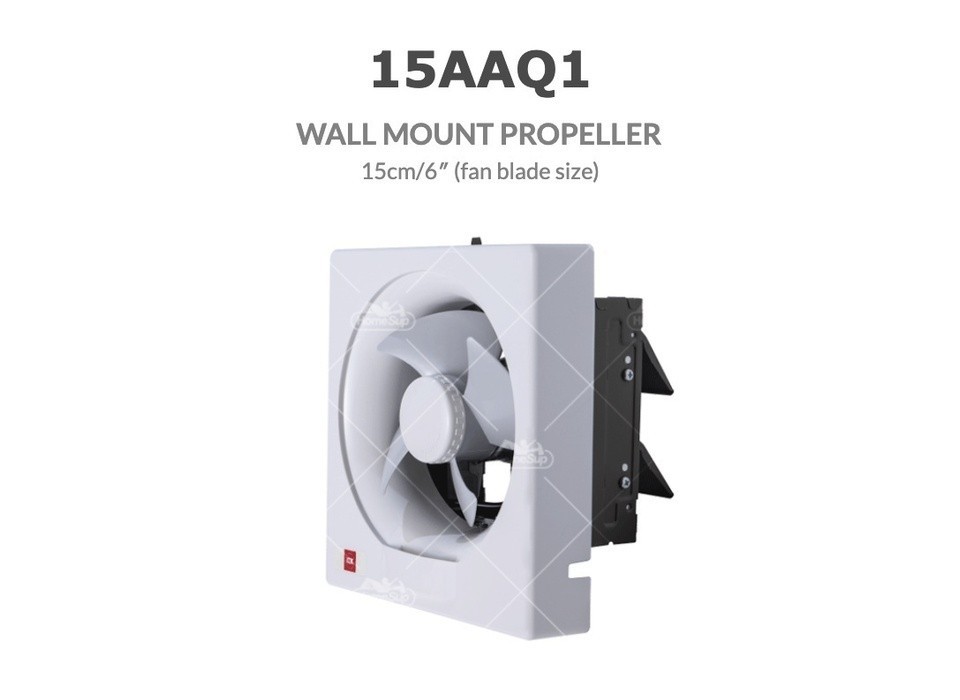 KDK 15aaq1 Exhaust Fan – 6 Inch Fan Blade, Wall Mounted, 15Aaq, Aaa ...