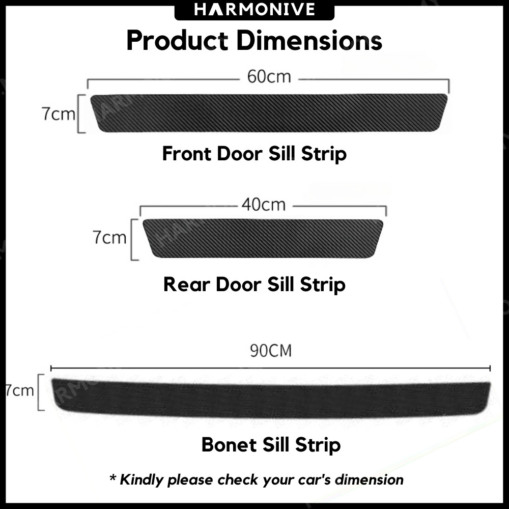 PROTON S70 Door Sill Strip Anti Scratch Side Door Step Protector ...