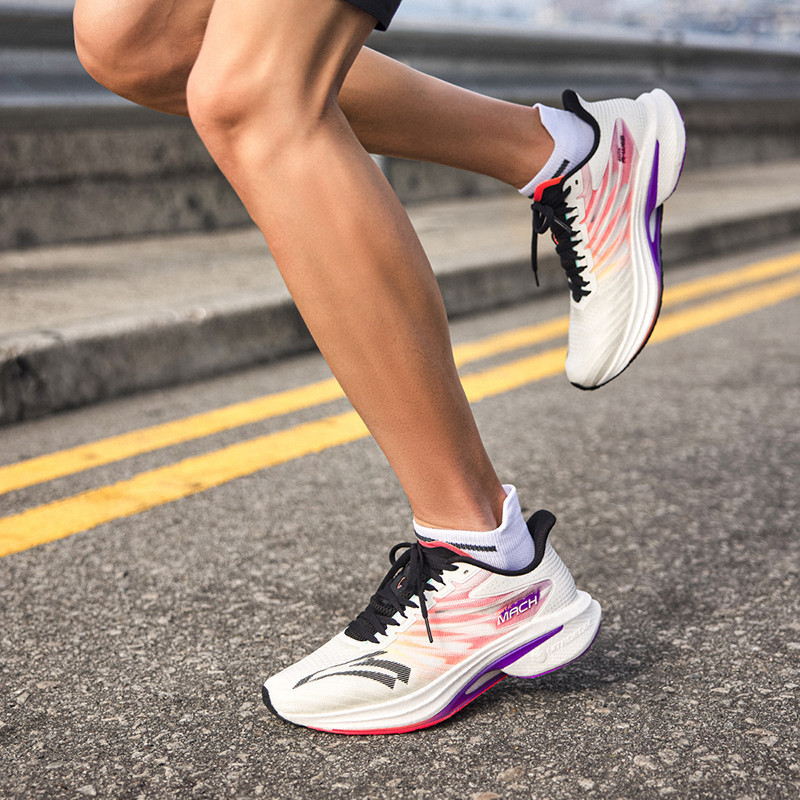 ANTA Men Mach 4 Running Shoes 1124A5583-5 white /black/Orange (Kasut ...