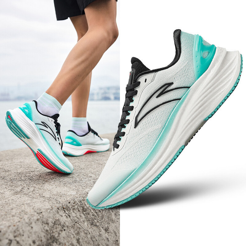 ANTA Men TRON 5 Running Shoes 1124A5582-1 - White /Rinsing Blue/Black ...