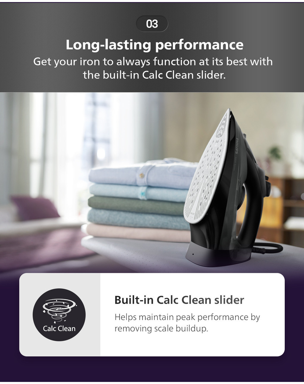 Philips Steam Iron 5000 series DST5040/DST5040/86 | Shopee Malaysia