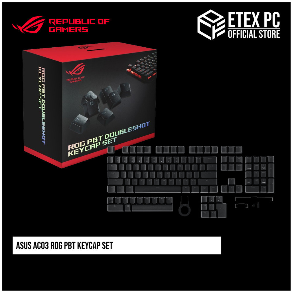ASUS AC03 ROG PBT Keycap Set # AC-90MP0280-BAUA00 | Shopee Malaysia