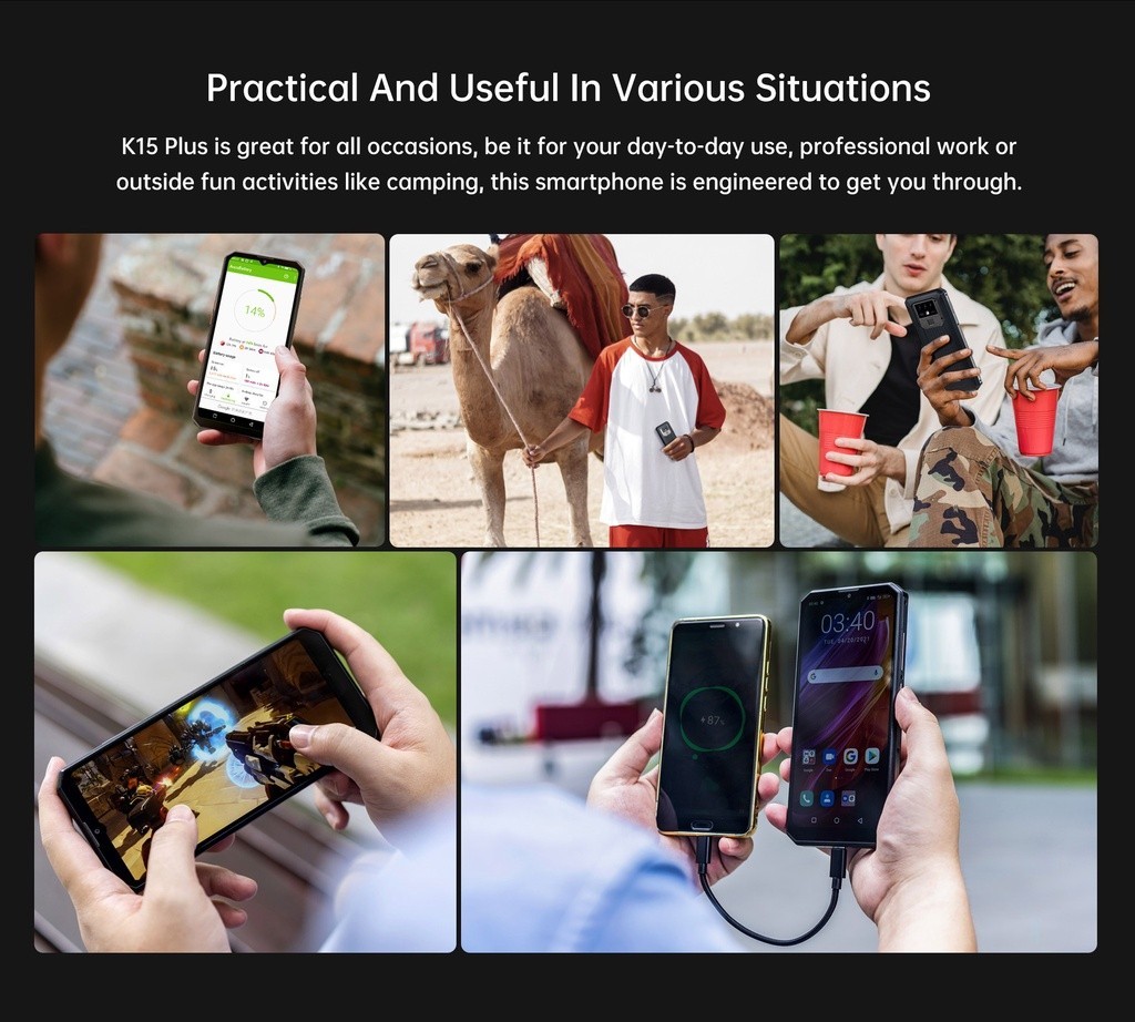 OUKITEL K15 Plus（6.52"/10000mAh/13MP Rear Camera/3GB RAM/32GB ROM/Quad ...