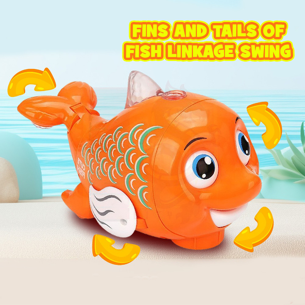 [RANDOM COLOR] Cute Dancing Fish Blow The Ball Sound & Lights Dancer ...