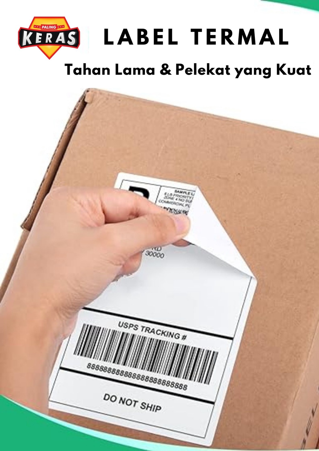 PalingKeras A6 Thermal Sticker 10*15cm Nota Label Penghantaran Bil ...