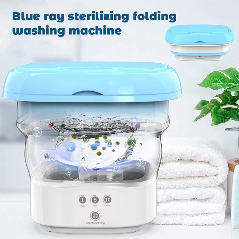 SKPLUS 4.5 Liter Mini Folding Washing Machine Smart Touch Button ...