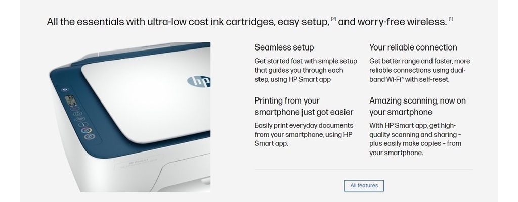 HP 4928 Deskjet Ink Advantage All In One Wireless Ultra-Low Cost ...
