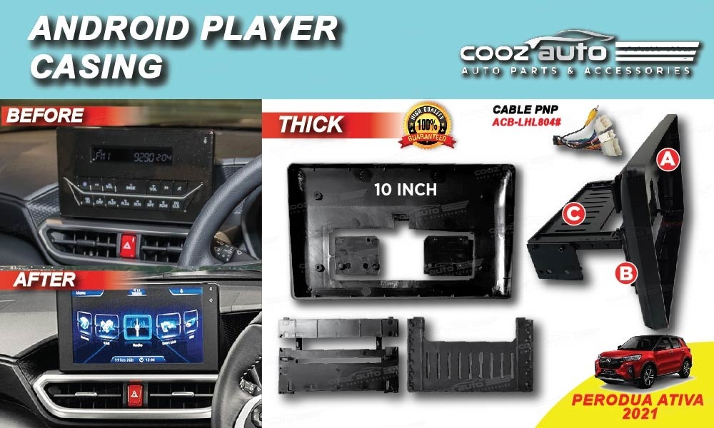 Perodua Ativa Slim Low High Spec Dashboard Audio Android Player Radio ...