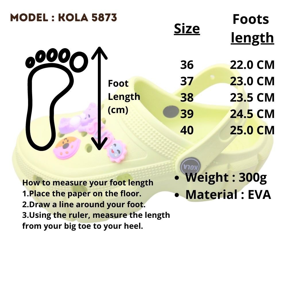 [MONOBO MALAYSIA] 5873 Clog Sandals High Heel Wedges 5cm Kasut Sandal ...